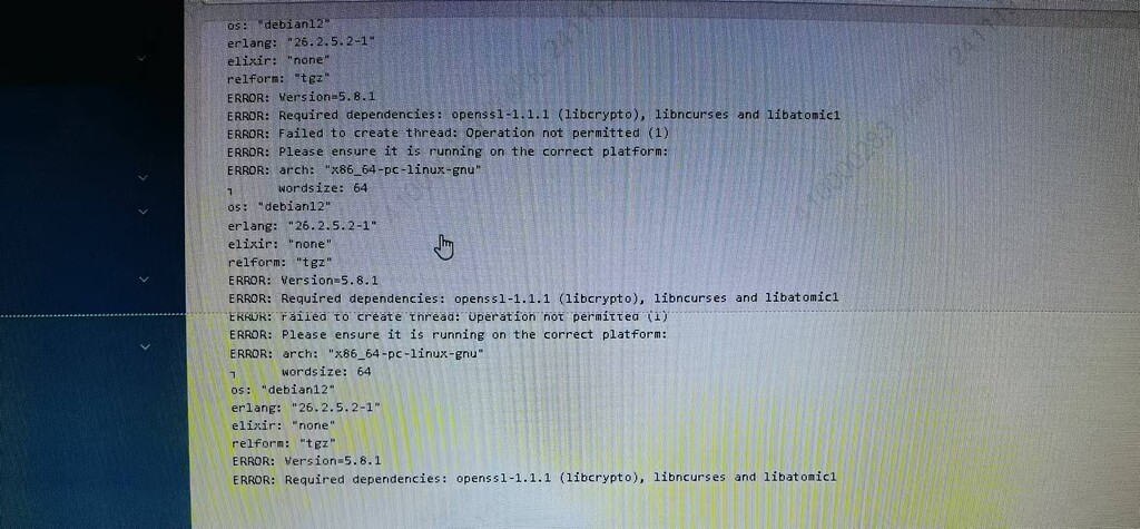 在SuSE Linux 12 sp5 的docker 容器中部署emq 启动报错 - EMQX - EMQ 问答社区